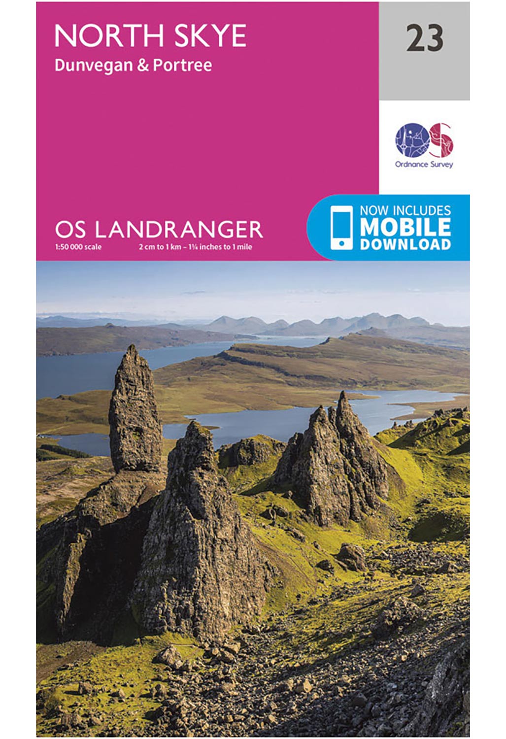 Ordnance Survey North Skye, Dunvegan & Portree - Landranger 23 Map ...