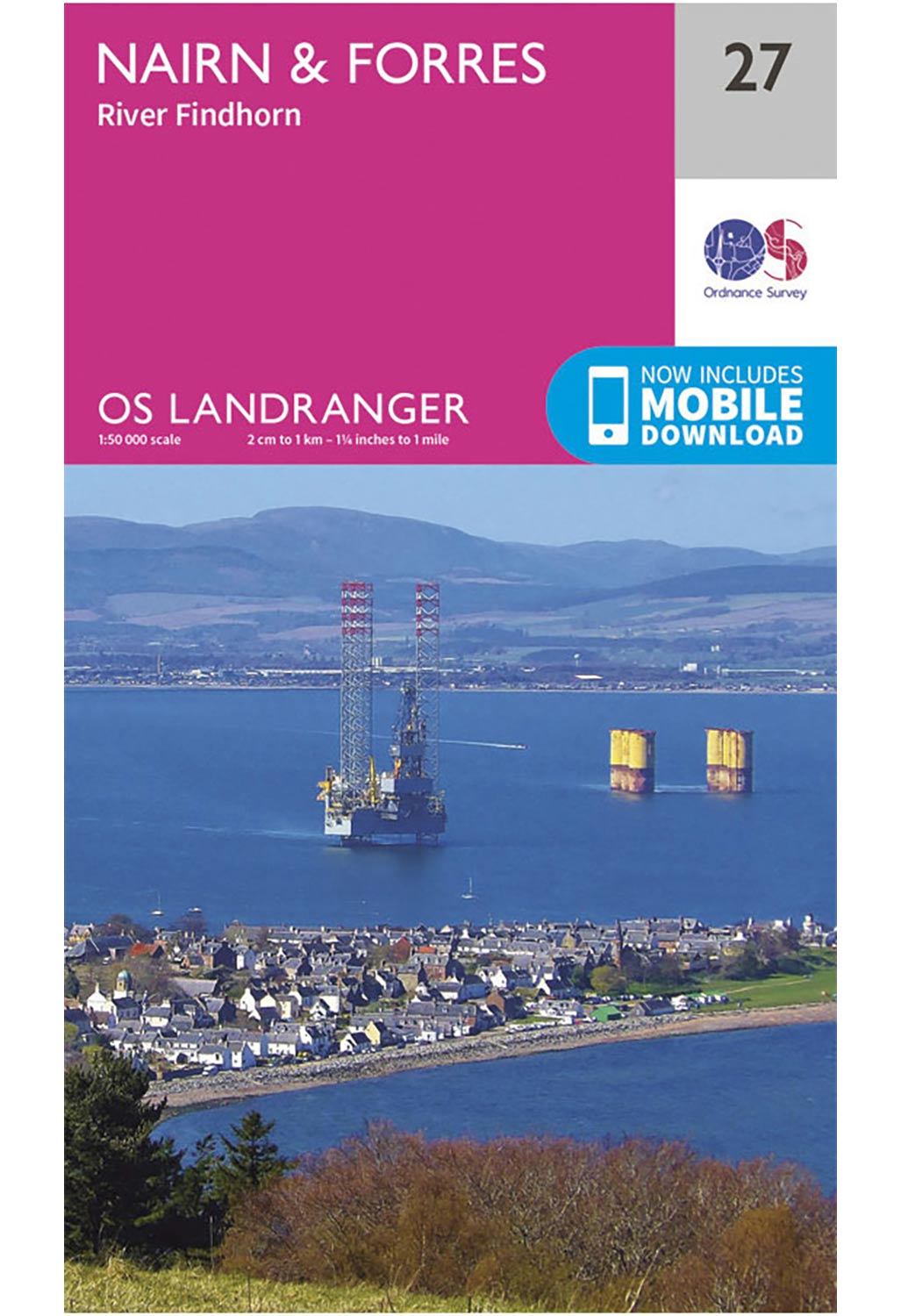 Ordnance Survey Nairn & Forres, River Findhorn - Landranger 27 Map ...