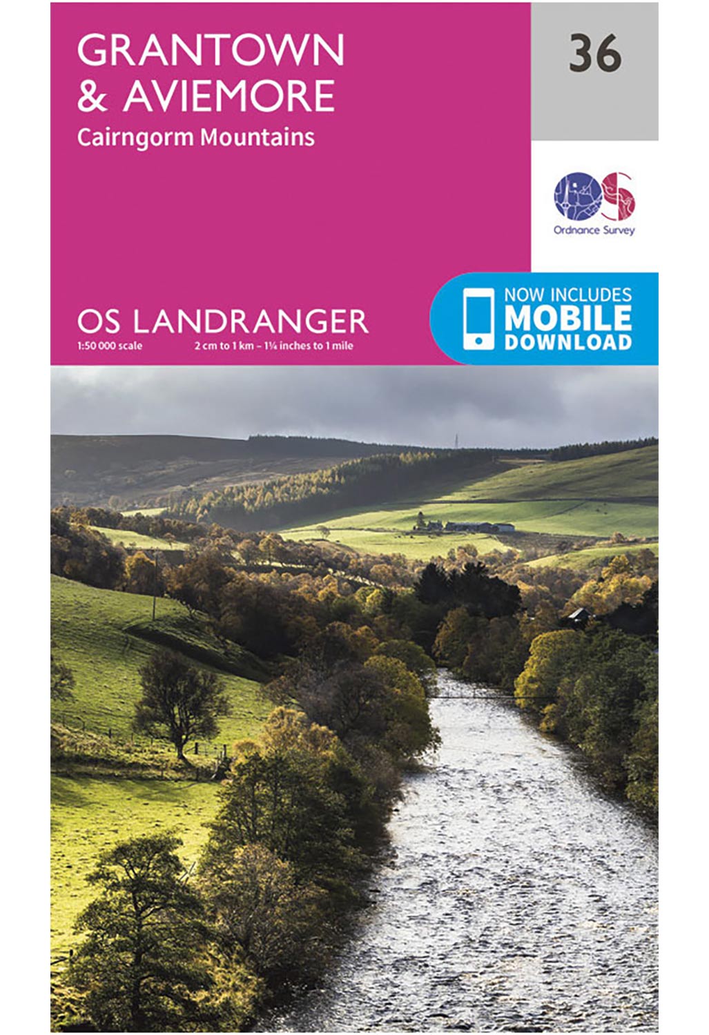 Ordnance Survey Grantown, Aviemore & Cairngorm Mountains - Landranger ...