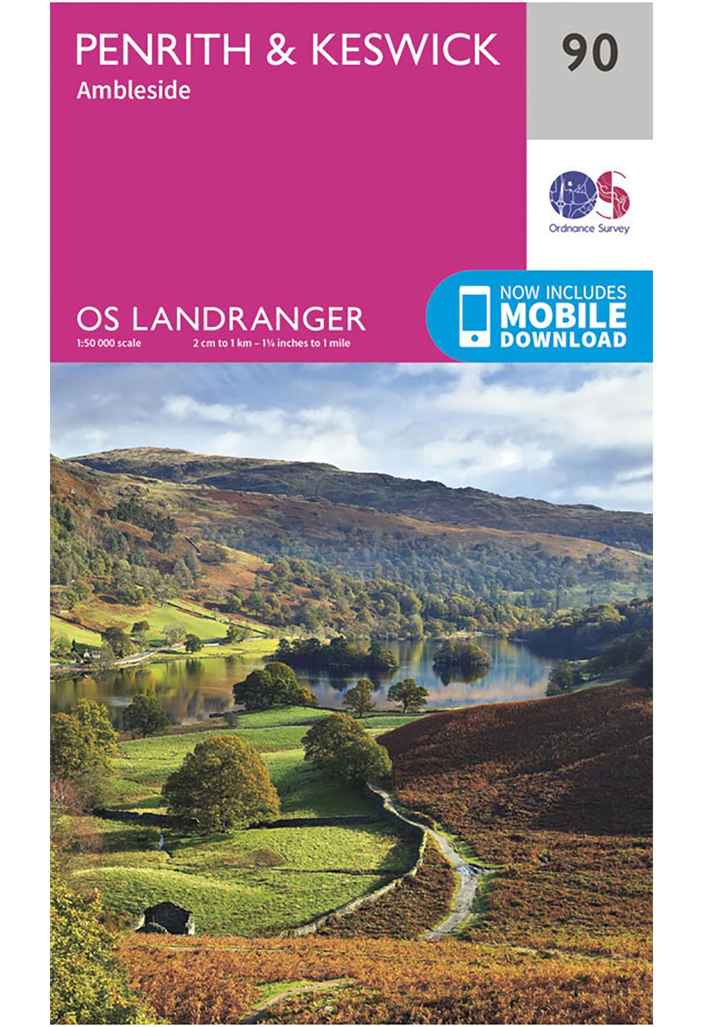 Ordnance Survey Penrith, Keswick & Ambleside - Landranger 90 Map ...