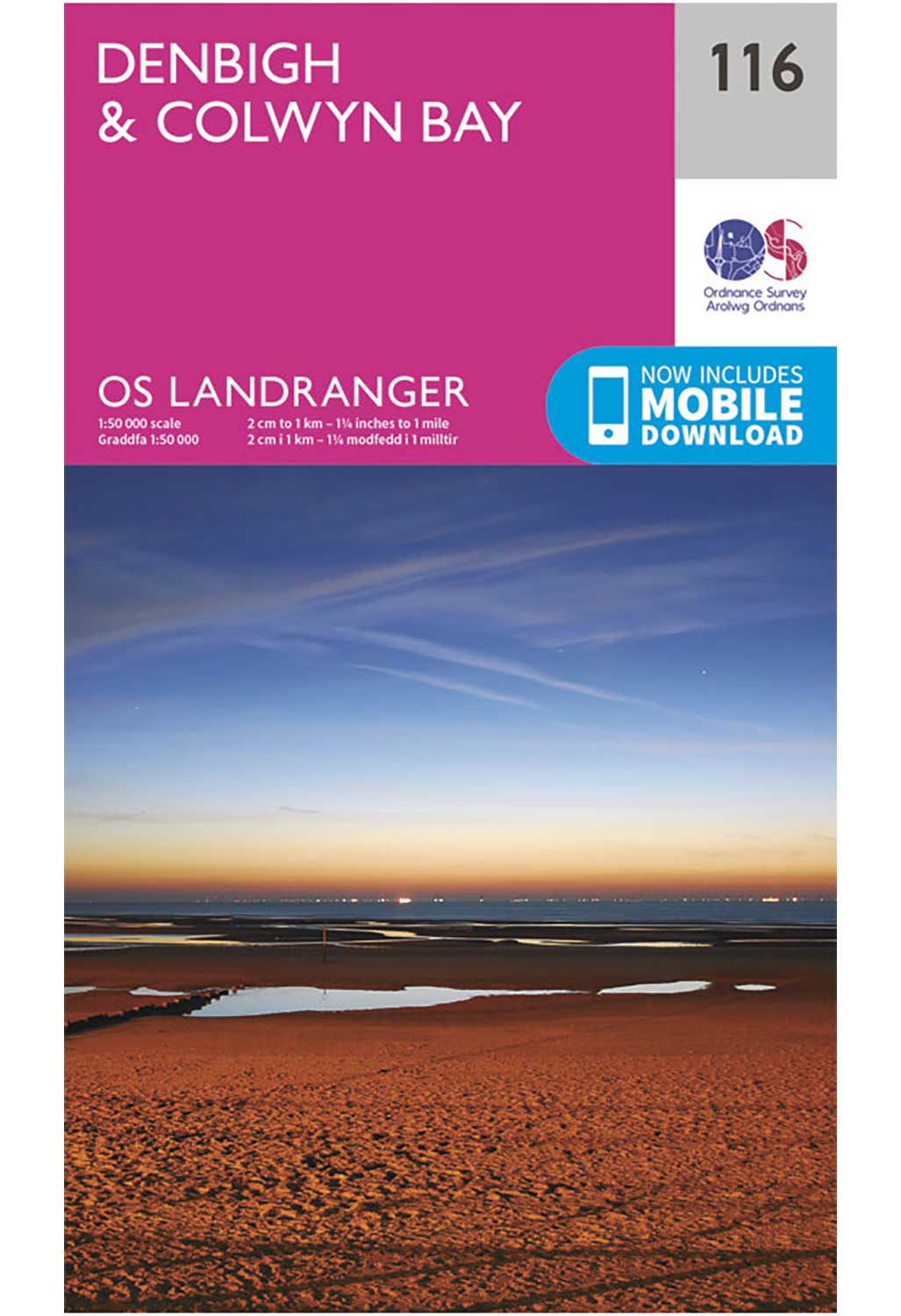Ordnance Survey Denbigh & Colwyn Bay - Landranger 116 Map – Outsiders ...
