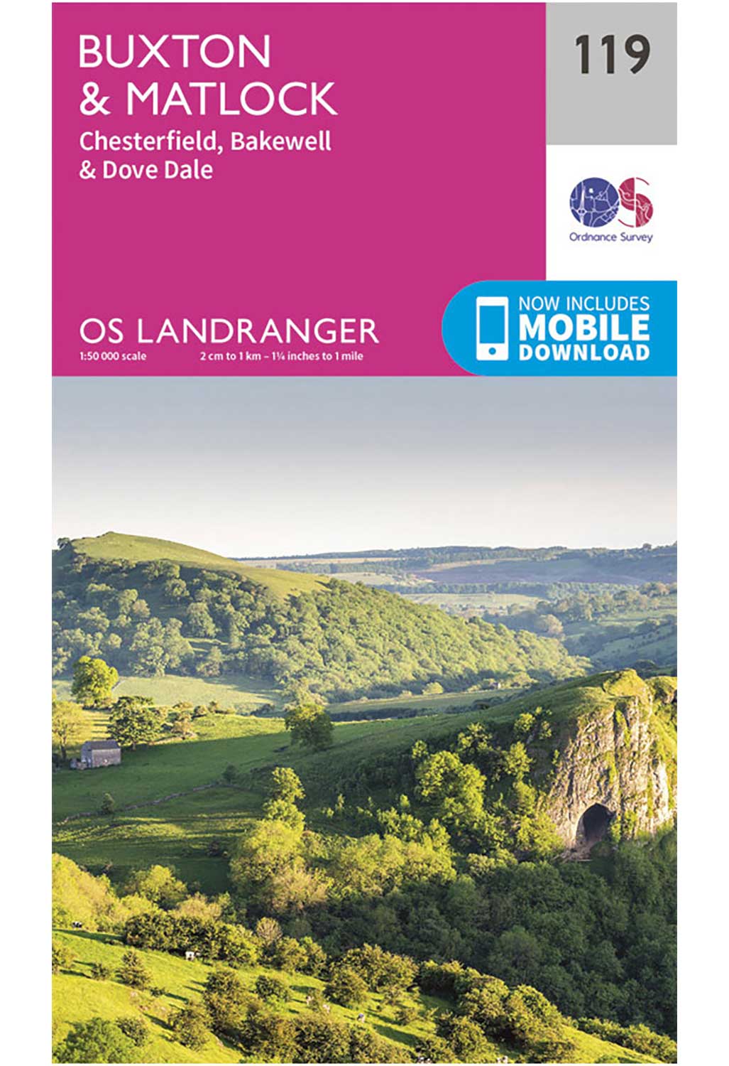 Ordnance Survey Buxton, Matlock, Bakewell & Dove Dale - Landranger 119 ...