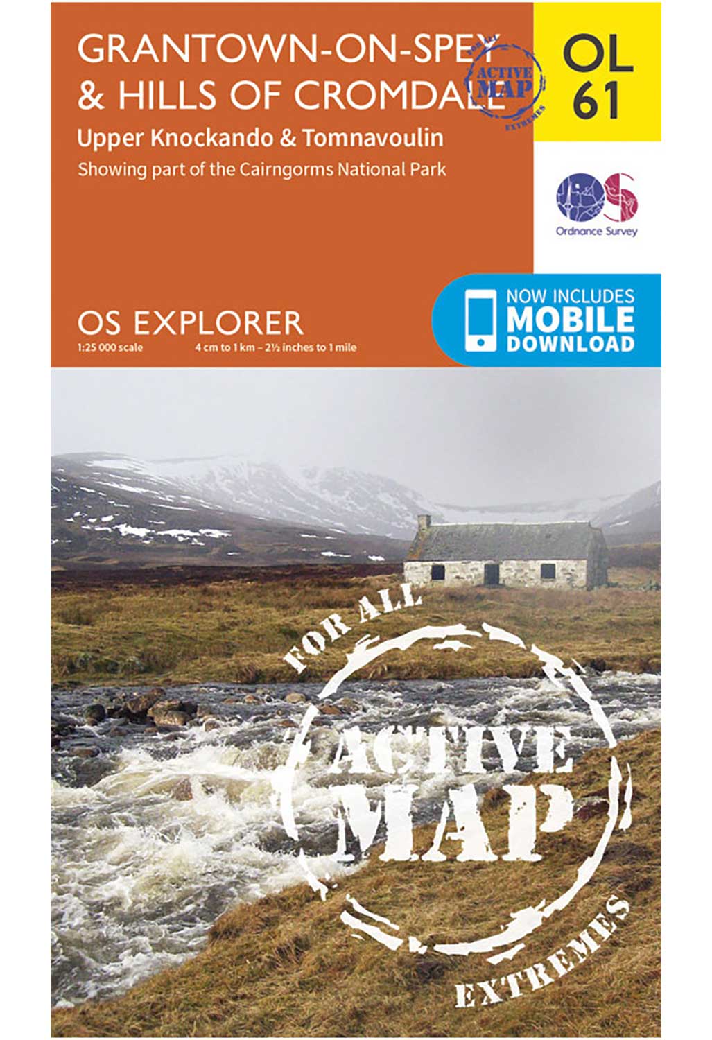 Ordnance Survey Active Explorer OL61: Grantown-on-Spey & Hills of ...