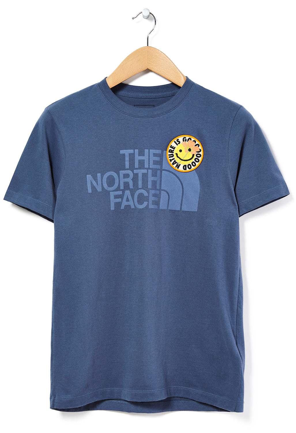 The North Face Patches Women's T-Shirt - Vintage Indigo – Outsiders ...