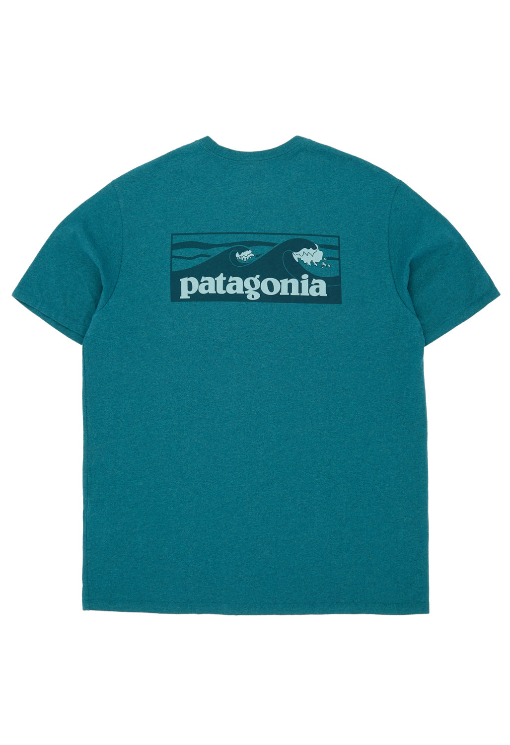 Patagonia Men's Boardshort Logo Pocket Responsibili-Tee - Wetland Blue ...