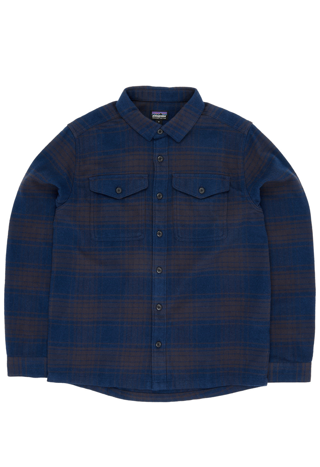 Patagonia Men's Fjord Flannel Shirt - Cascade: Tidepool Blue ...