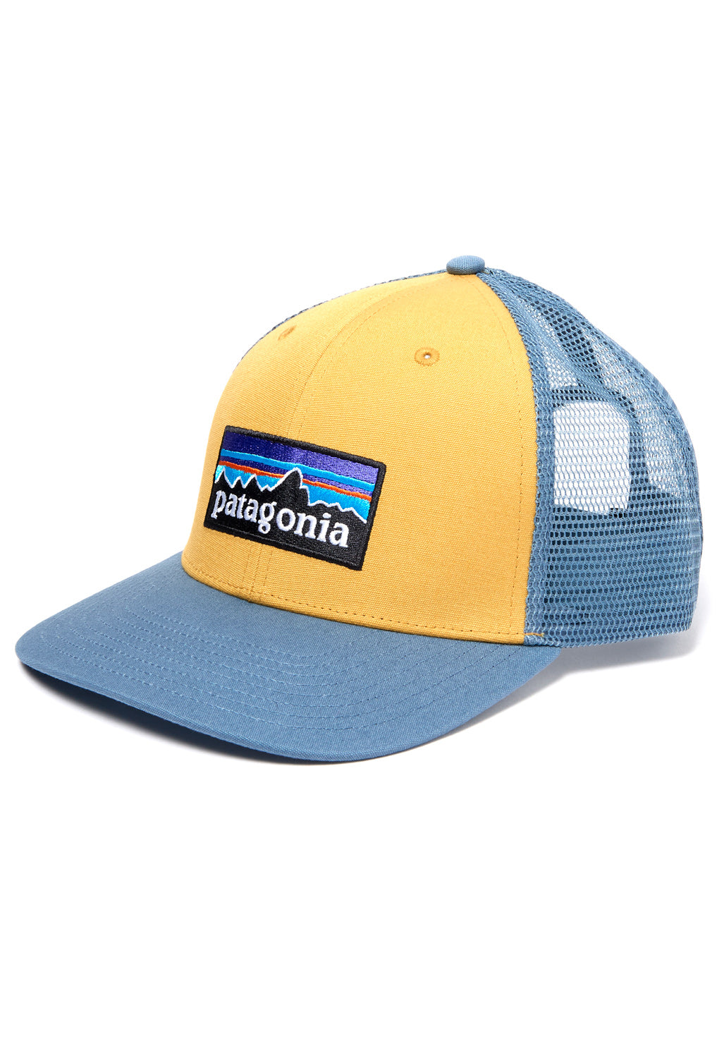 Patagonia P-6 Logo Trucker Hat - Pufferfish Gold – Outsiders Store UK