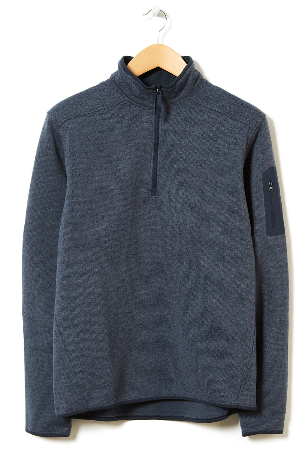 Arc'teryx Covert Men's 1/2 Zip Fleece - Exosphere Heather – Outsiders ...