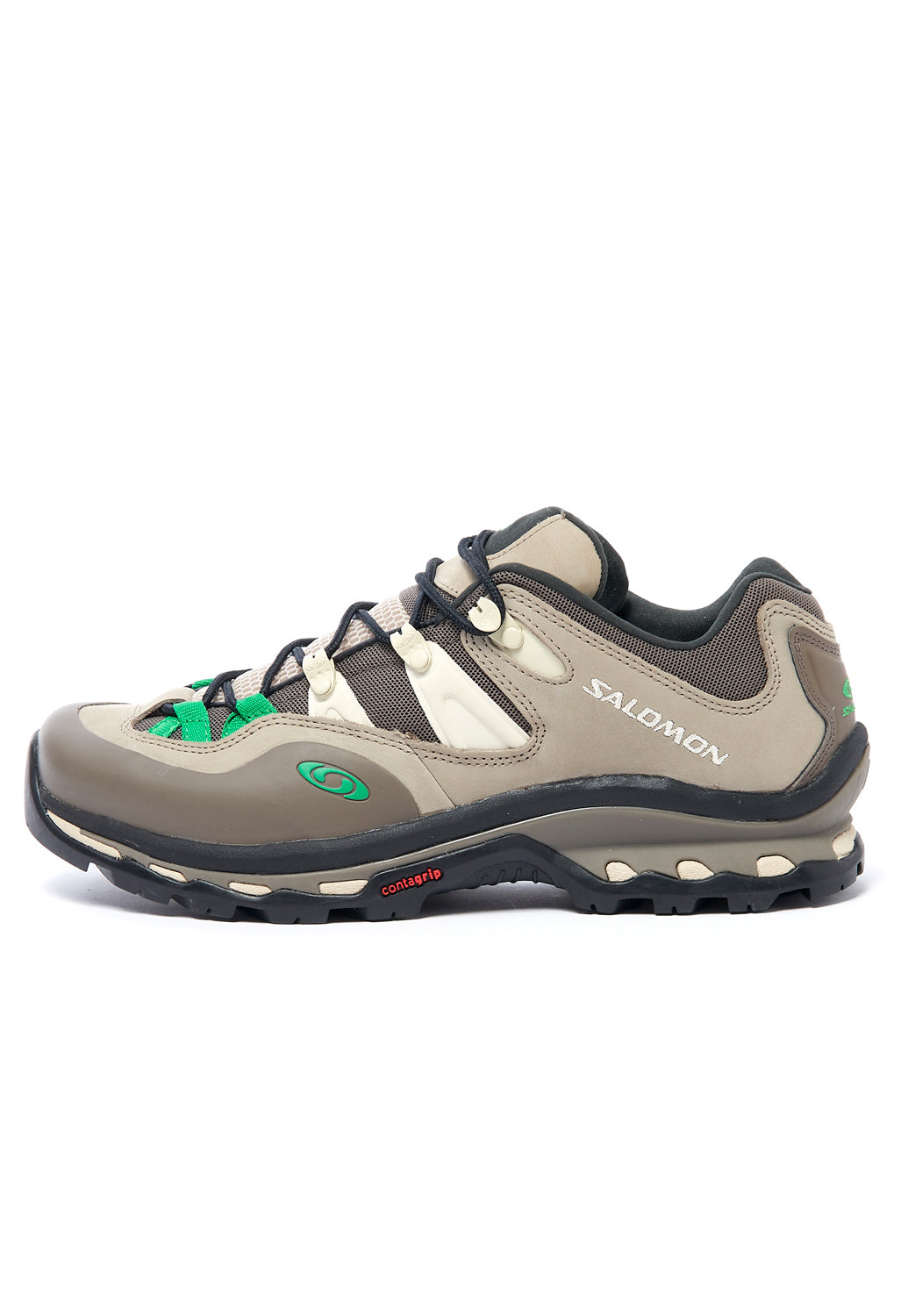 Salomon XT-Quest 2 Trainers - Falcon / Cement / Bright Green ...