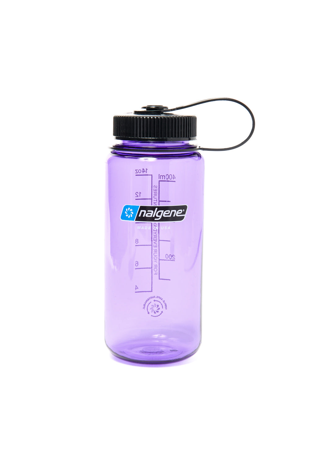 Nalgene Tritan Wide Mouth Sustain 0.5L - Purple / Black Cap – Outsiders ...