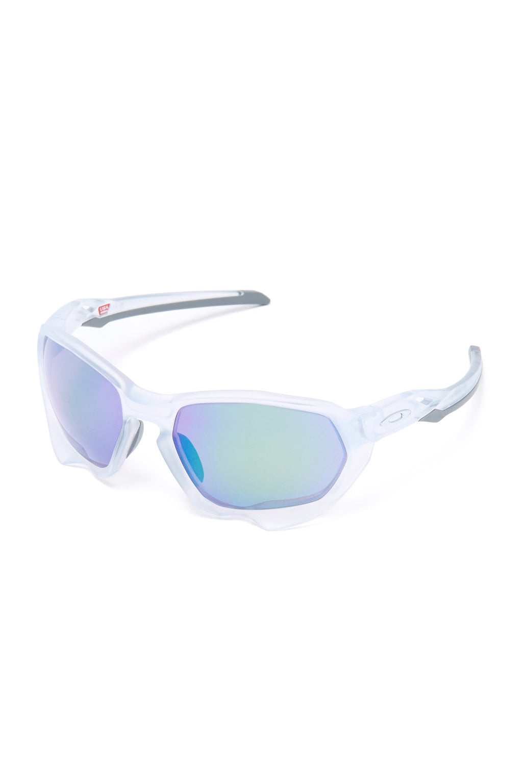 Oakley Plazma Sunglasses - Matte Clear / Prizm Road Jade – Outsiders ...