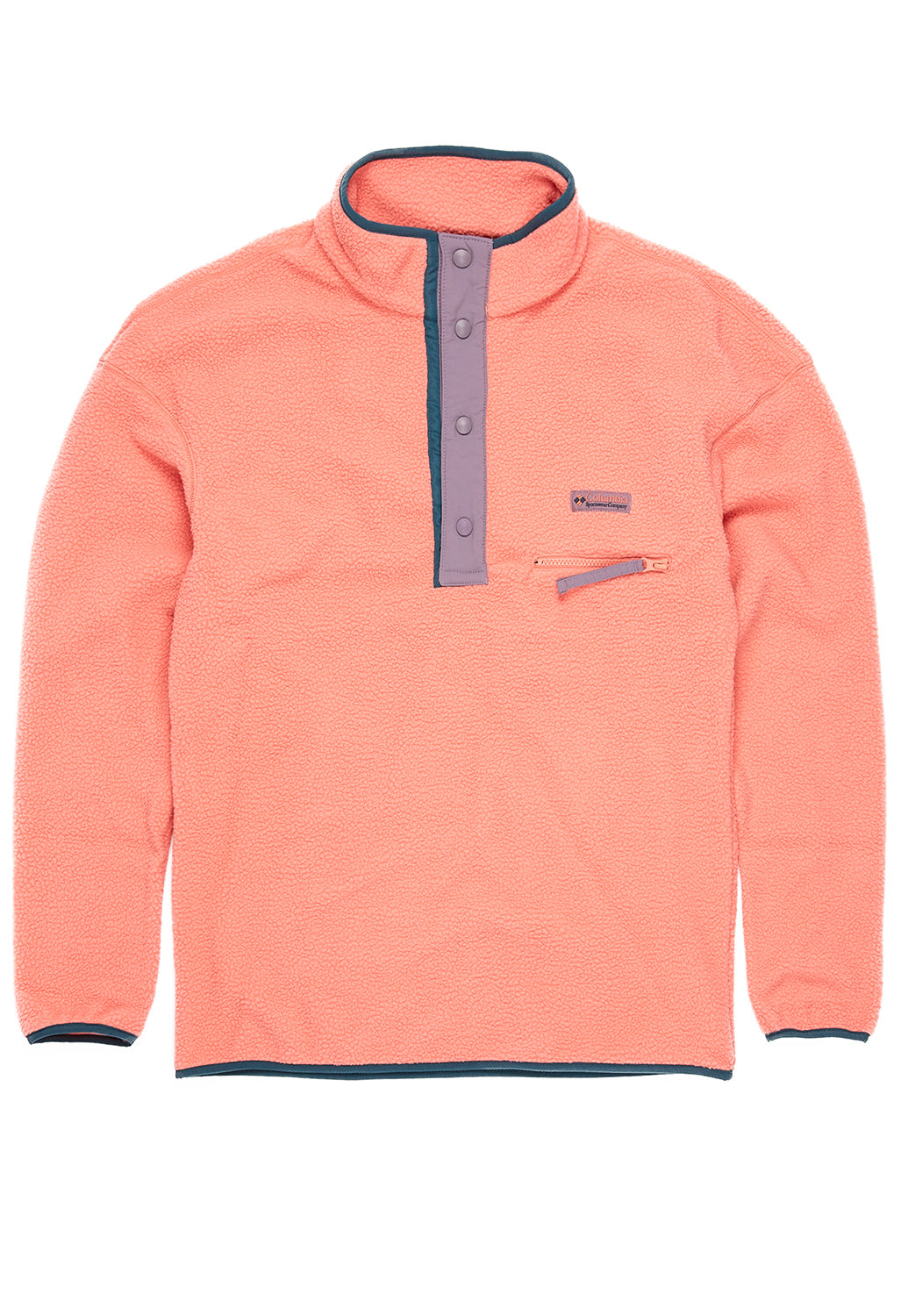 Columbia Men's Helvetia Half Snap Fleece - Faded Peach – Outsiders Store UK