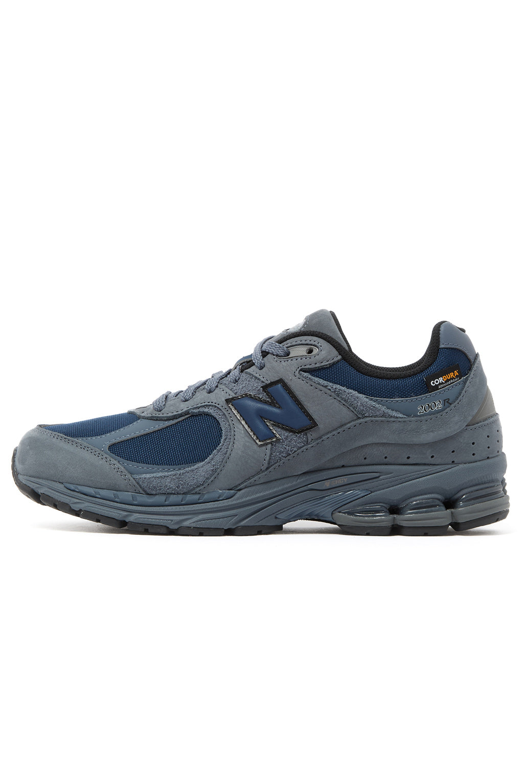 New Balance 2002R Trainers - Dark Arctic Grey / NB Navy / Black ...