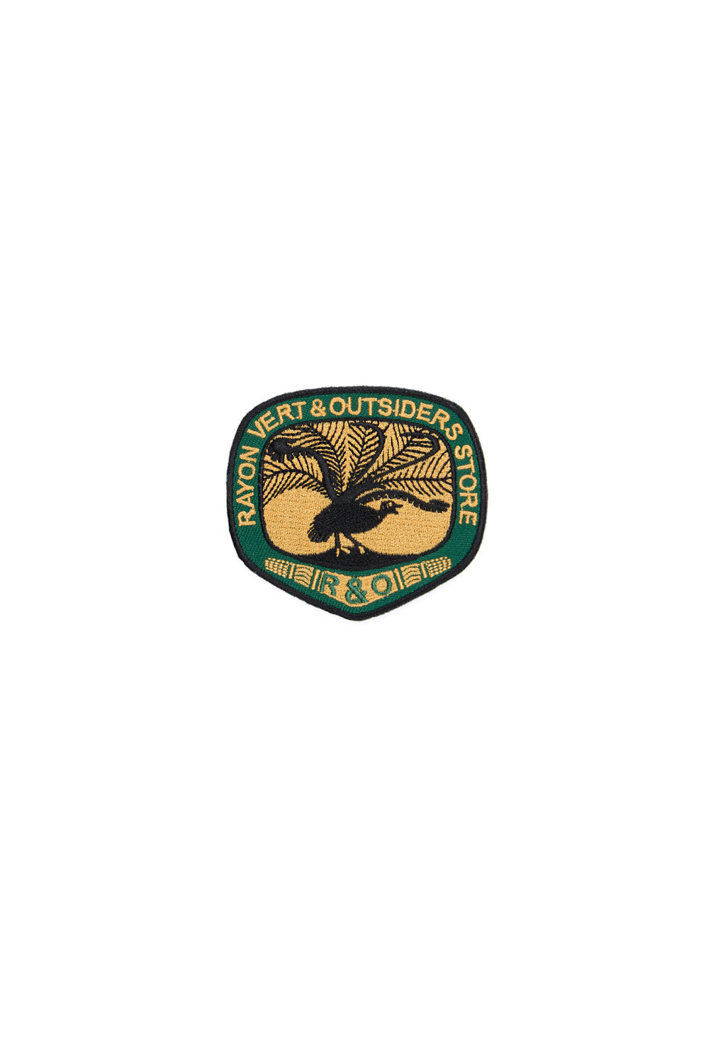 Rayon Vert Peacock Patch - Corn Yellow – Outsiders Store UK