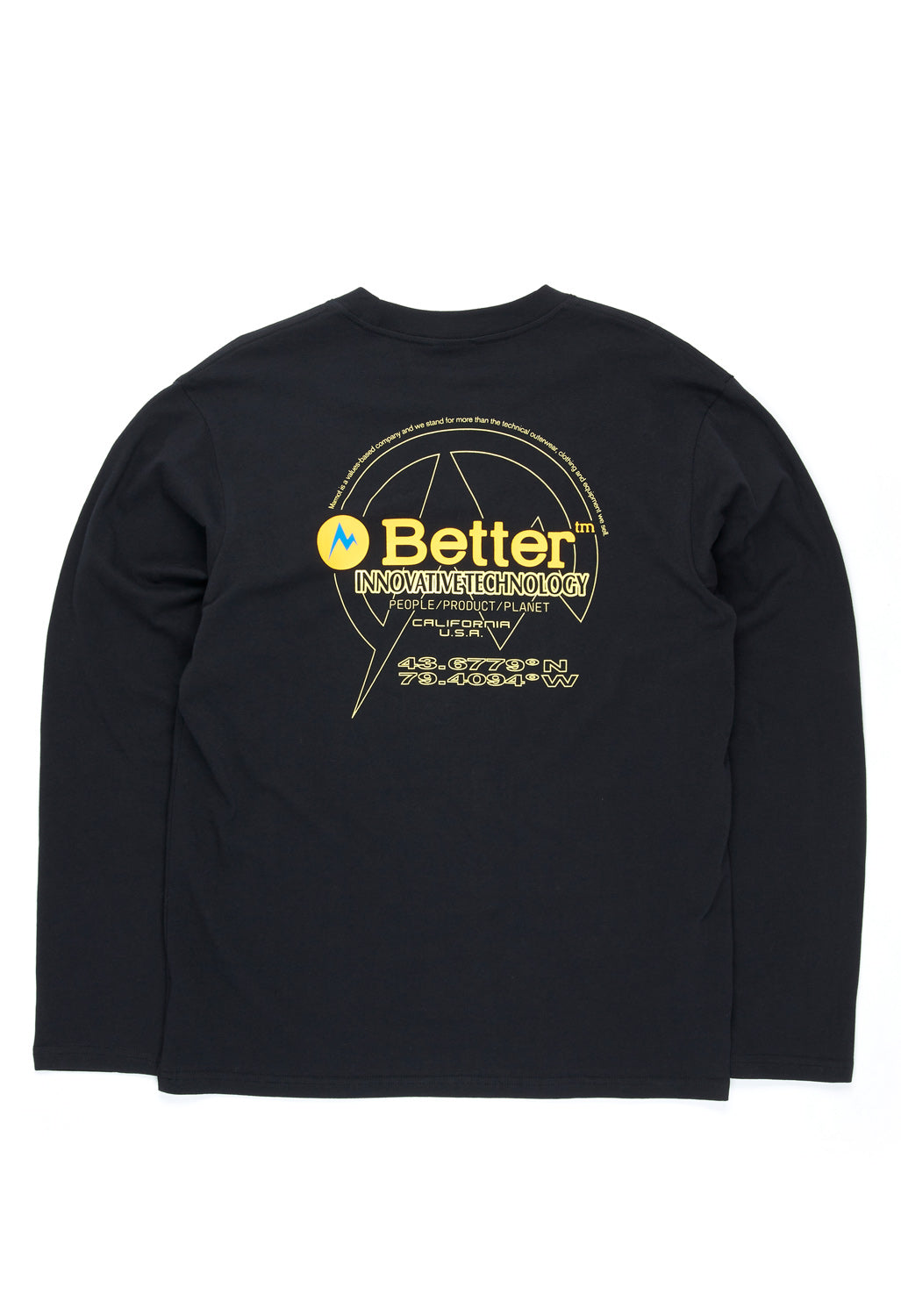 Marmot Better Innovative Tech Long Sleeved Tee - Black – Outsiders Store UK