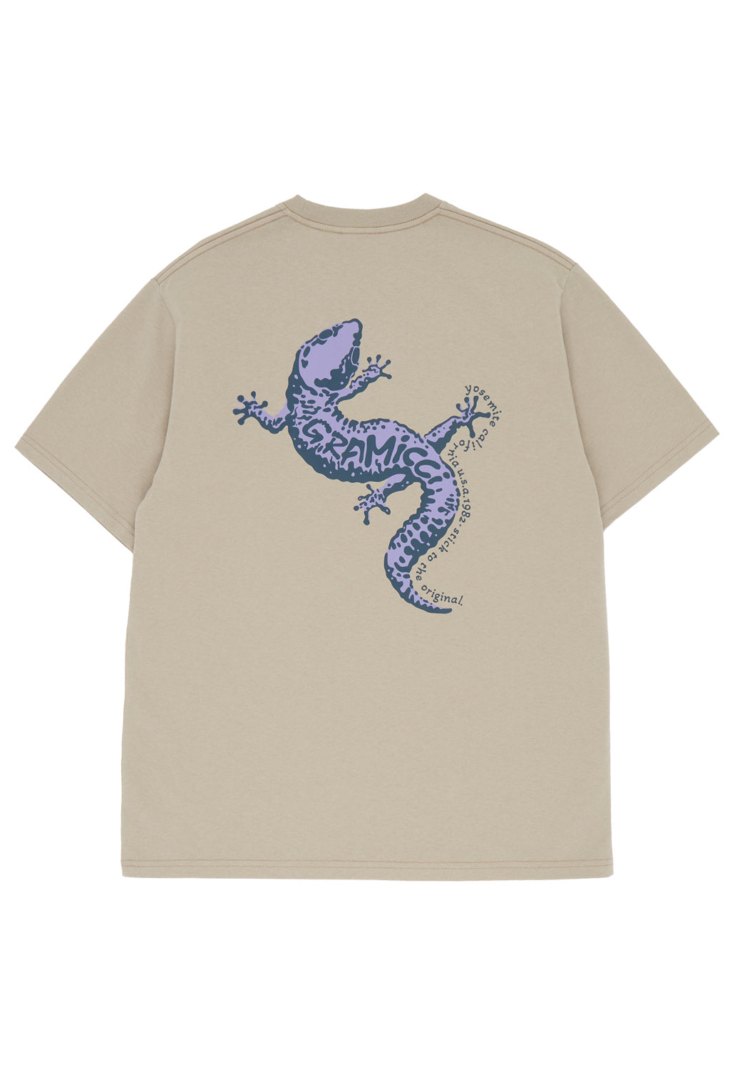 Gramicci Gecko Tee - Beige – Outsiders Store UK