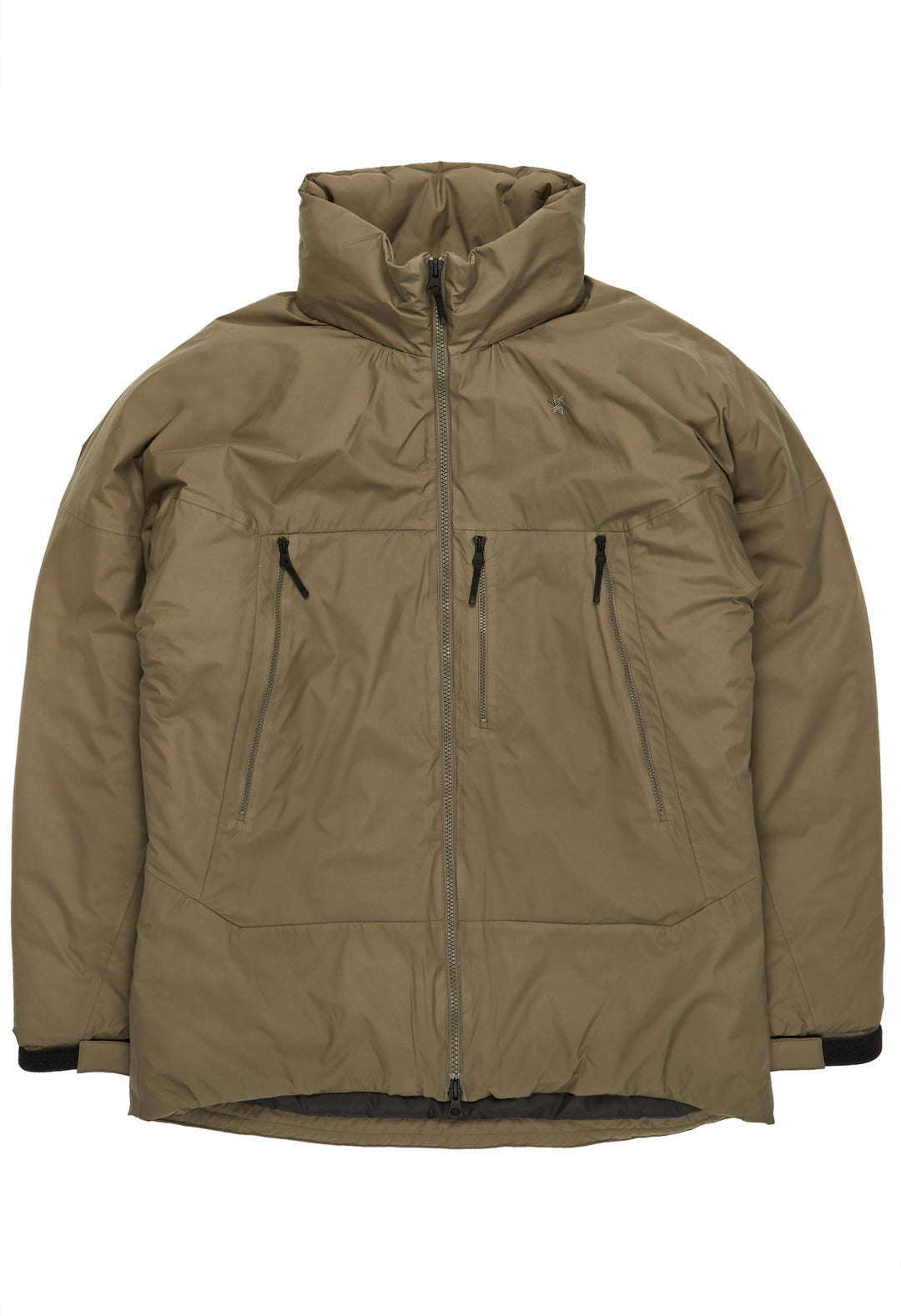 Goldwin Men's GORE-TEX WINDSTOPPER Puffy Mil Jacket - Taupe Grey ...