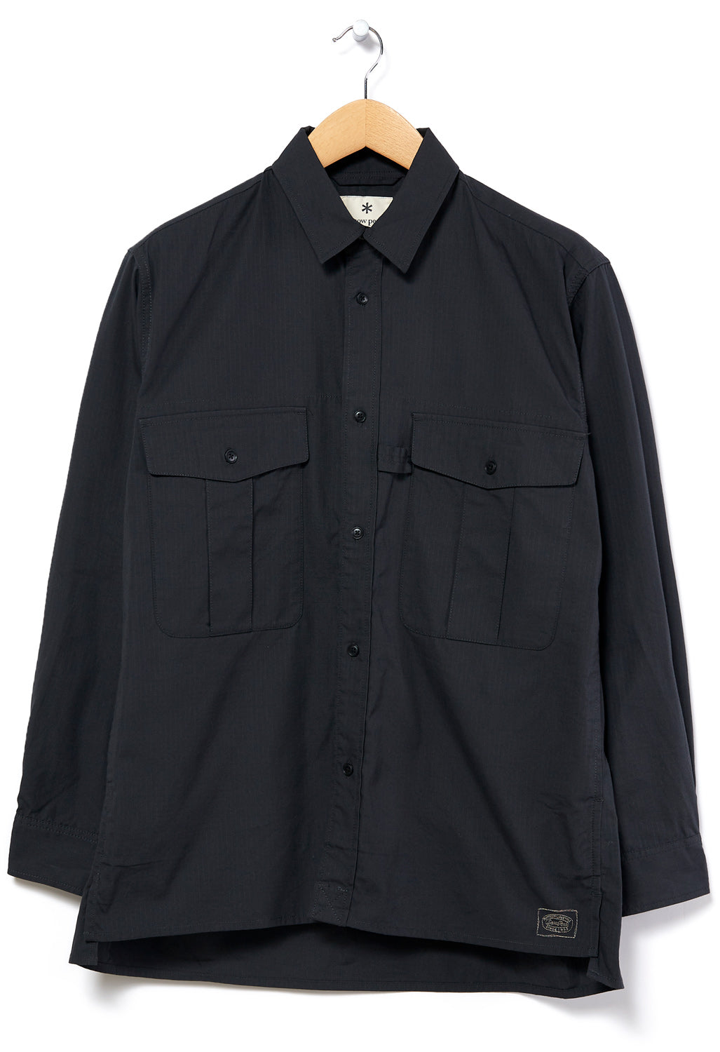 Snow Peak TAKIBI Light Ripstop Men's Shirt - Black – Outsiders Store UK
