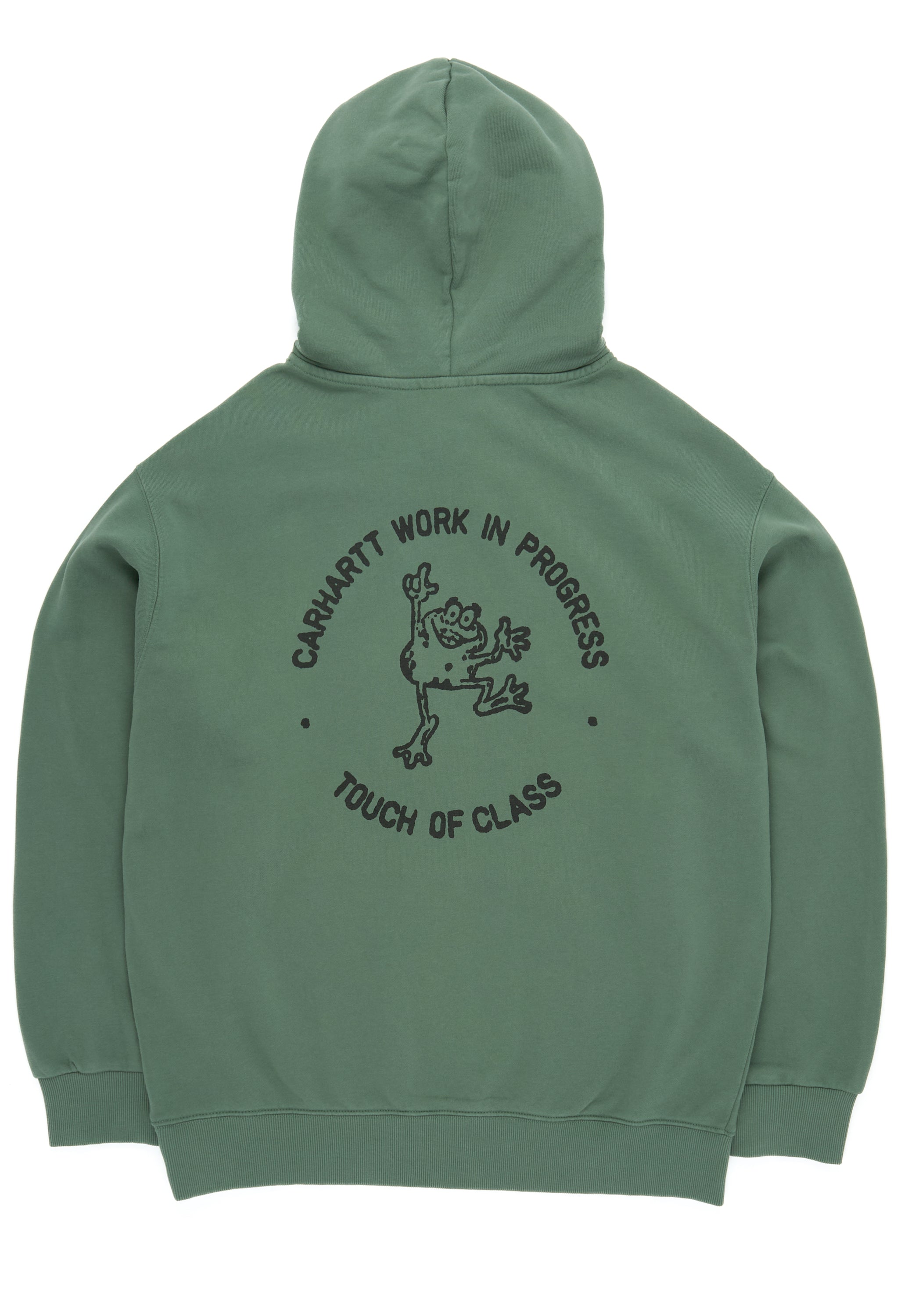 Carhartt WIP Hooded Stamp Sweat - Duck Green / Black – Outsiders Store UK