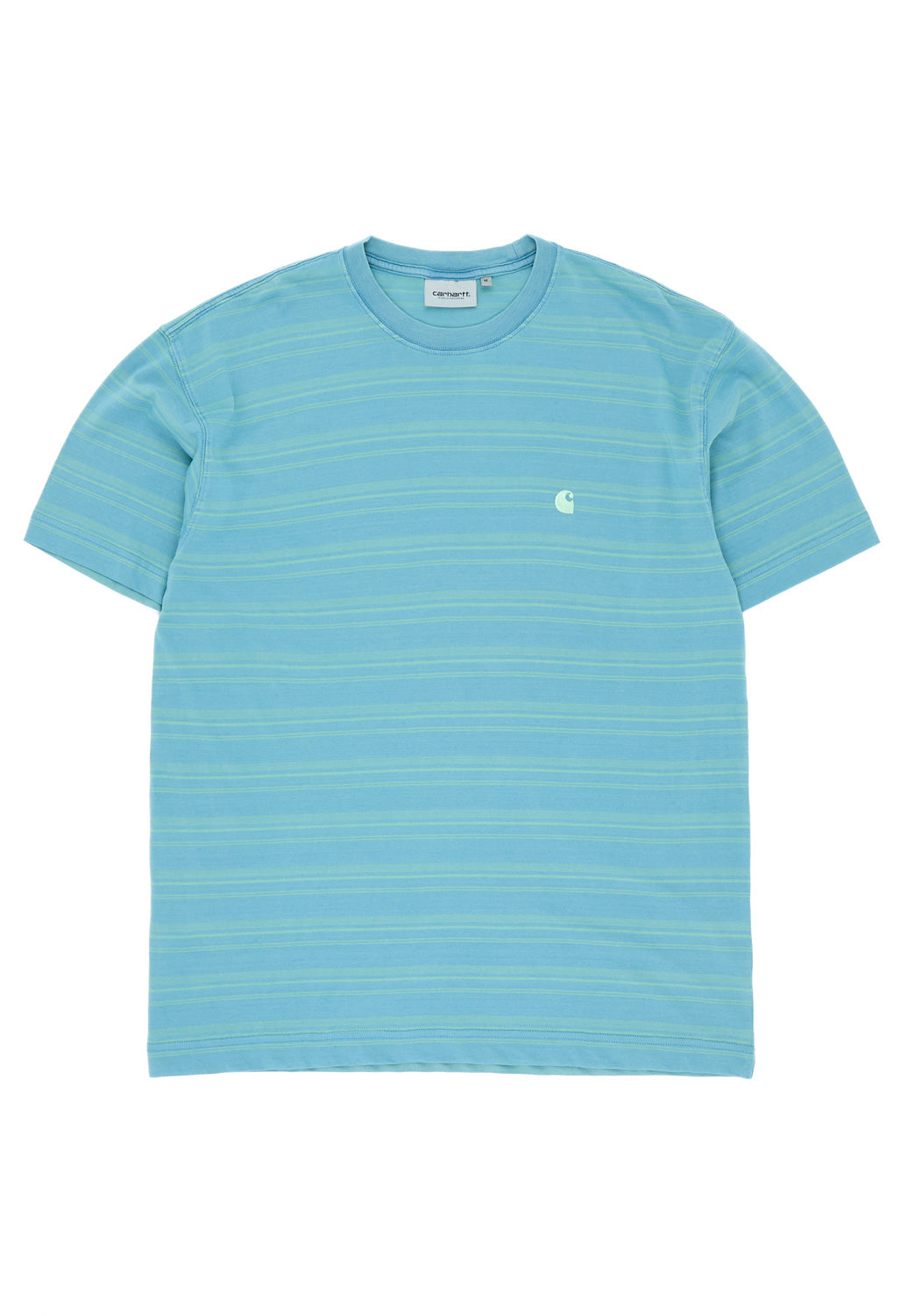 Carhartt WIP Men's Brodine T-Shirt - Brodine Stripe / Saguaro ...