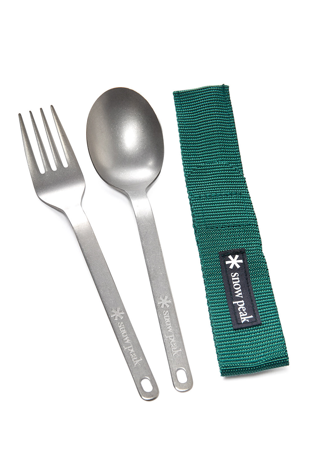 Snow Peak Titanium Fork & Spoon Set – Outsiders Store UK