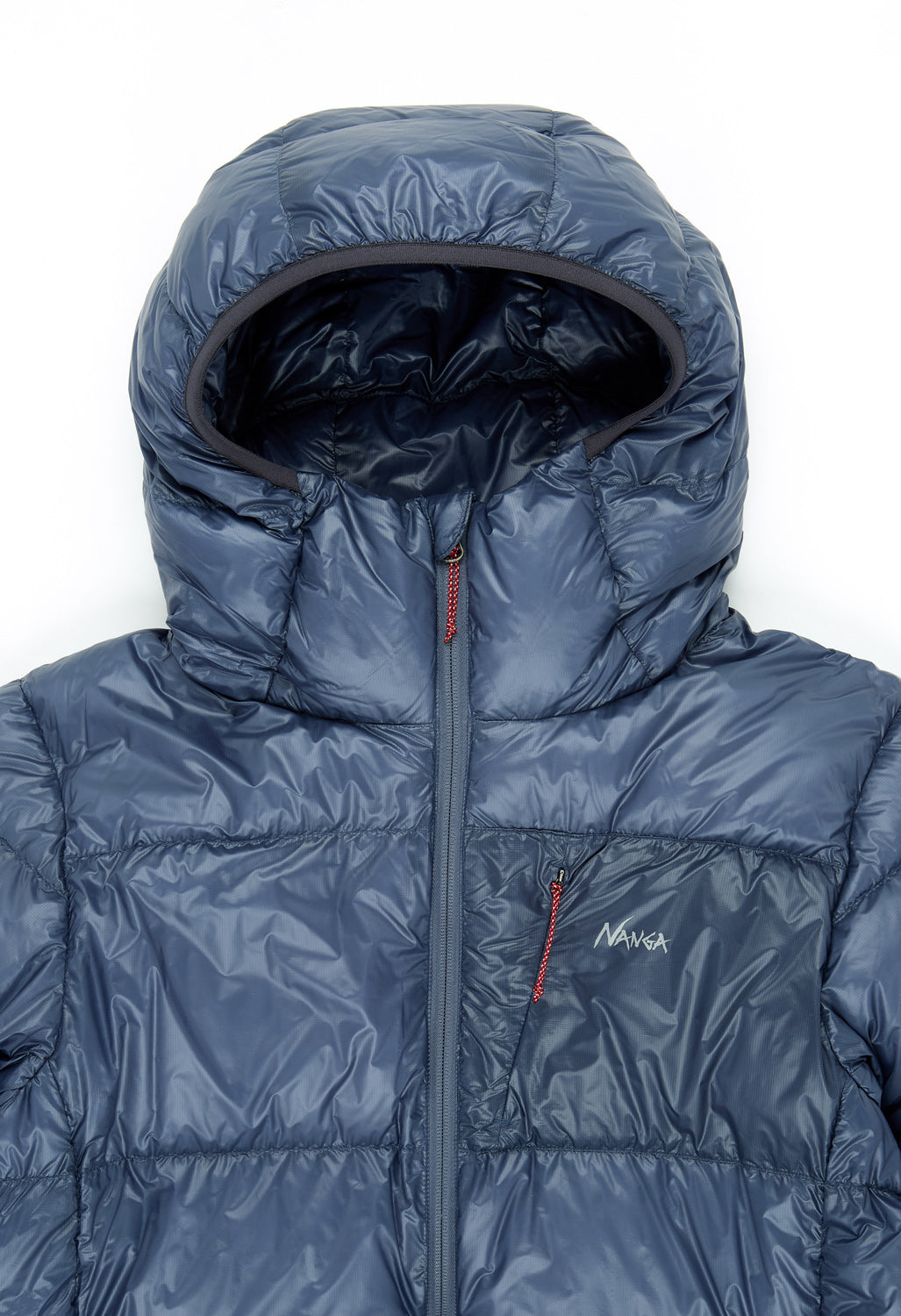 Nanga Men's Mountain Lodge Down Hoodie Jacket - Blue – Outsiders Store UK
