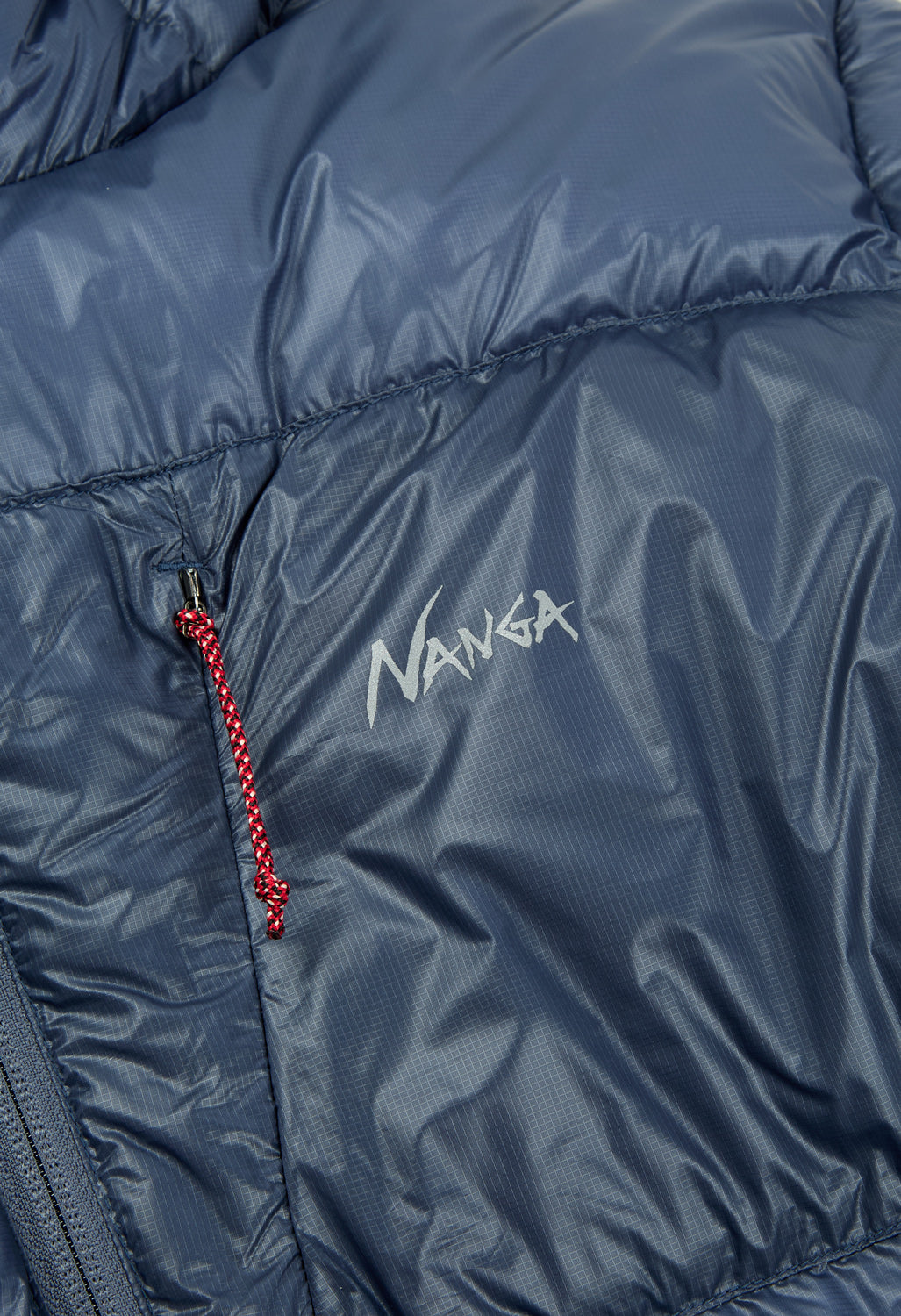 Nanga Men's Mountain Lodge Down Hoodie Jacket - Blue – Outsiders Store UK