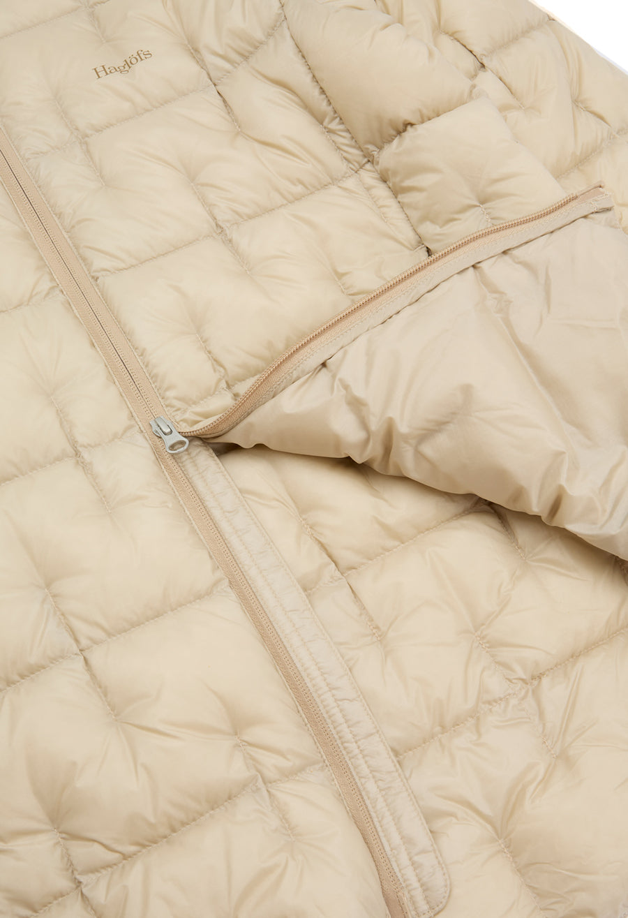Haglofs Men's Hede Down Hood Jacket - Chalk Beige – Outsiders Store UK