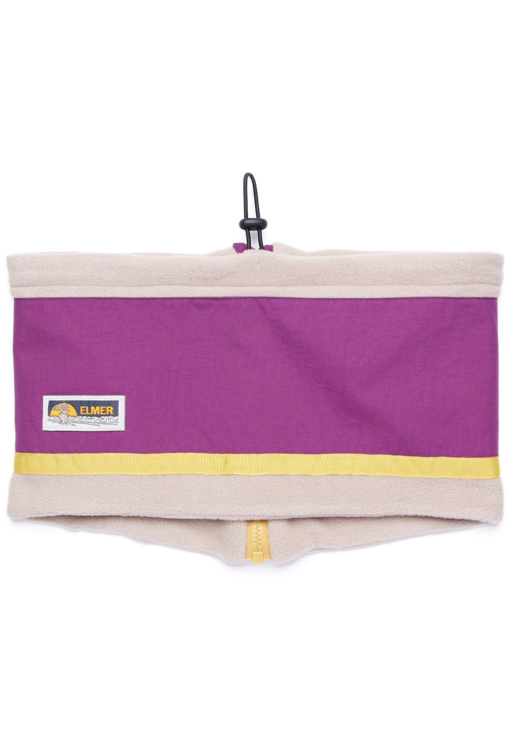 Elmer Fleece Neck Warmer - Beige / Purple – Outsiders Store UK