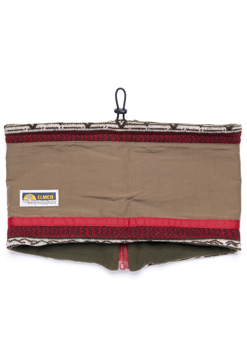 Elmer Fleece Neck Warmer - Khaki / Elmer Print – Outsiders Store UK