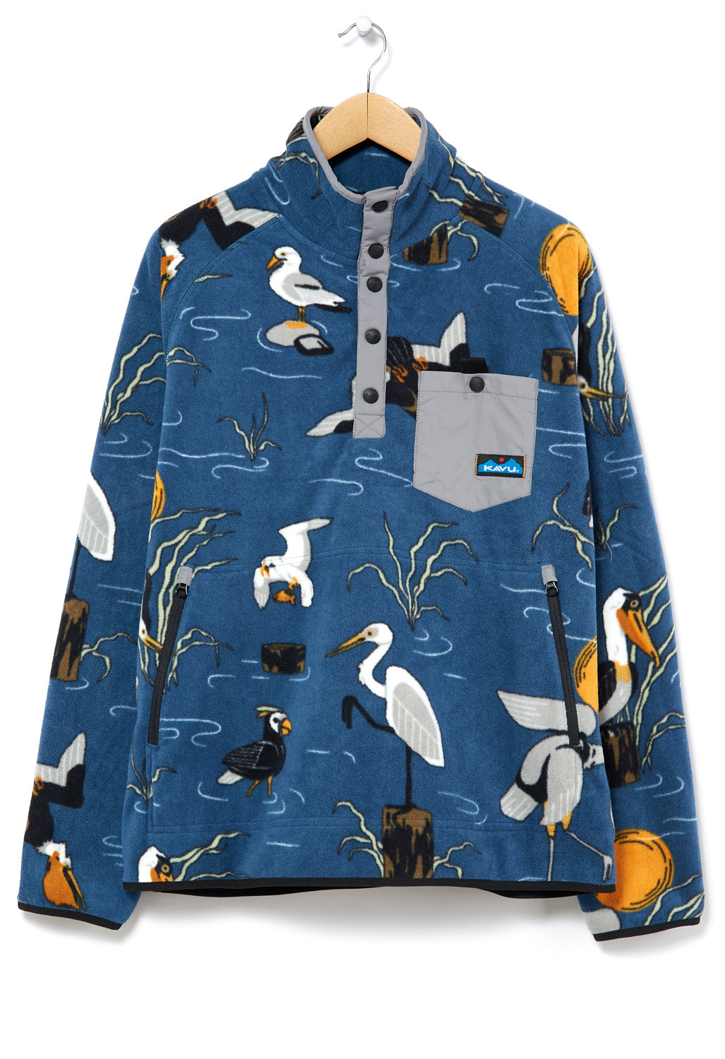 KAVU Men's Teannaway Fleece - Angling Birds – Outsiders Store UK