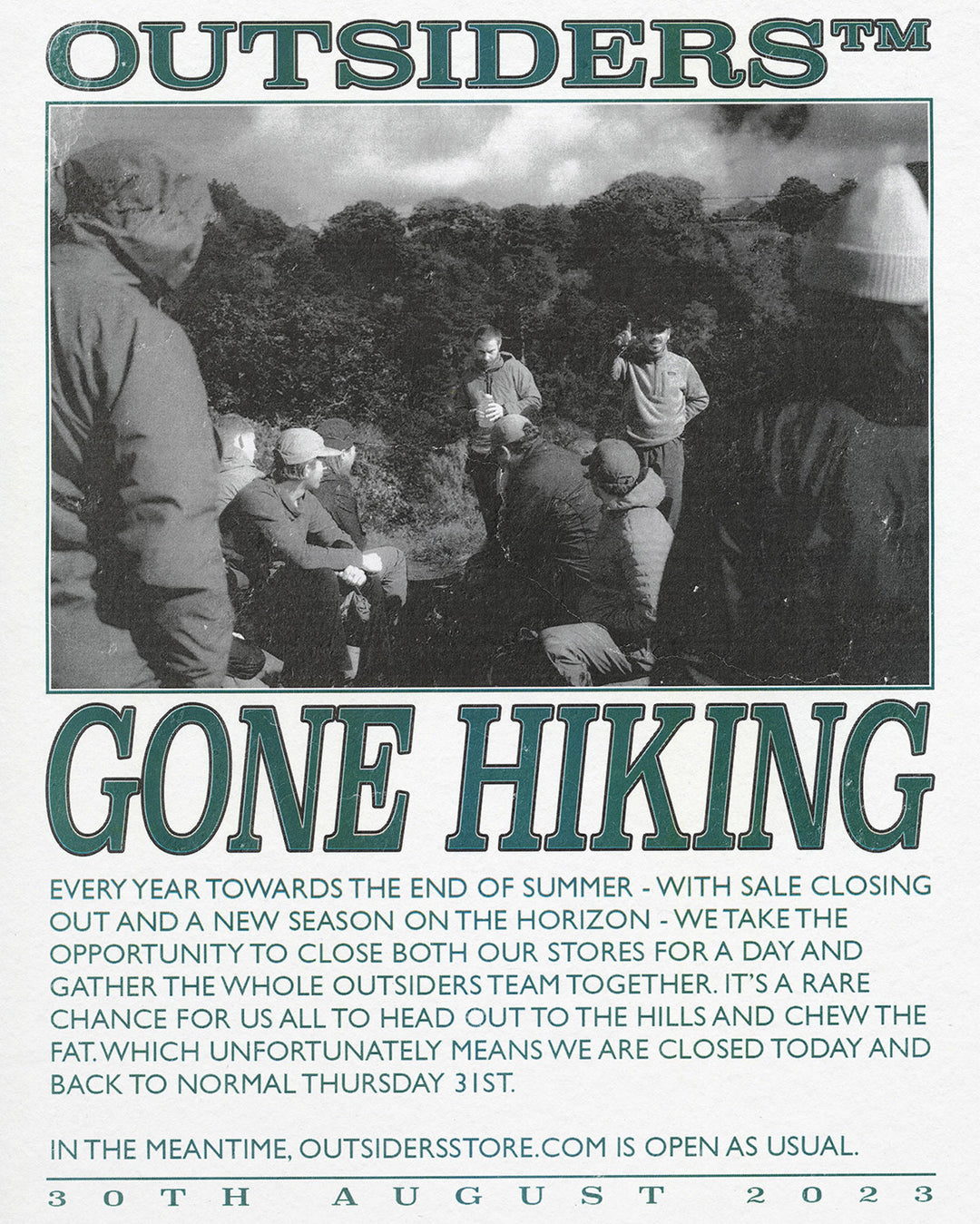 Events – Outsiders Store UK