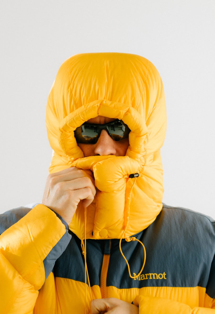 Marmot Better Plasma Parka - Solar / Blue Indigo – Outsiders Store UK