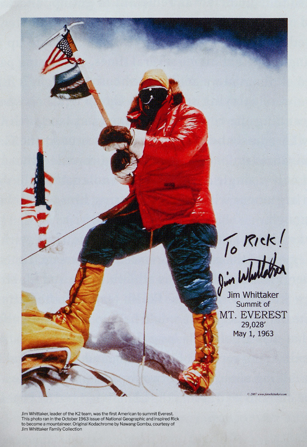 An interview with Rick Ridgeway – Outsiders Store UK