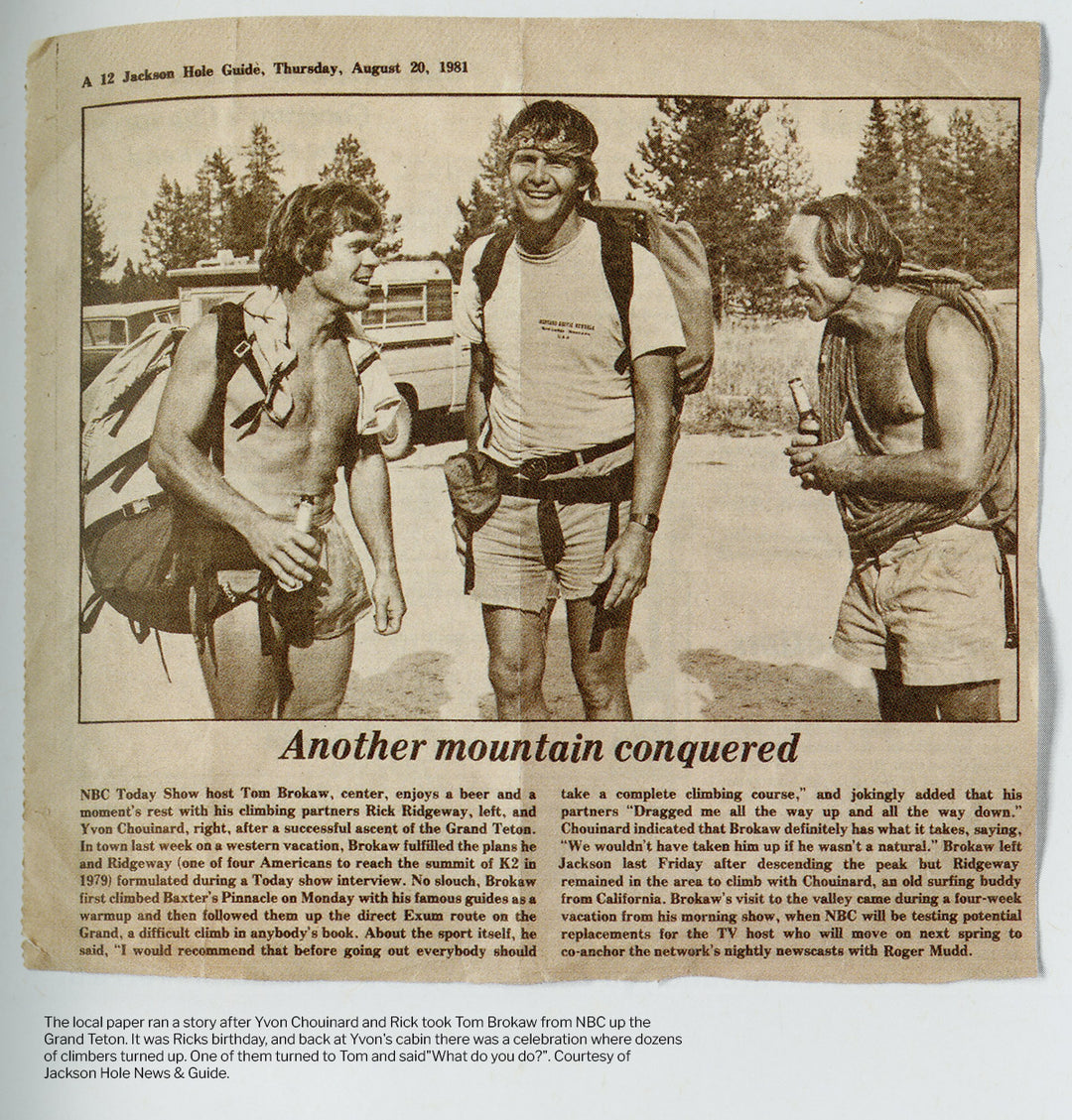 An interview with Rick Ridgeway – Outsiders Store UK
